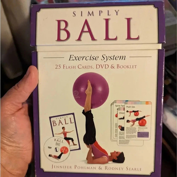 None | Other | Simply Ball Exercise System Flash Cards Dvd And Book ...